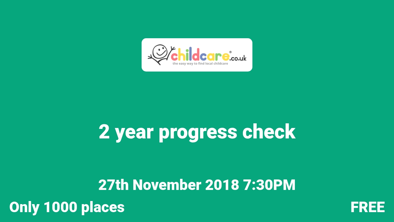 2 year progress check - Childcare.co.uk