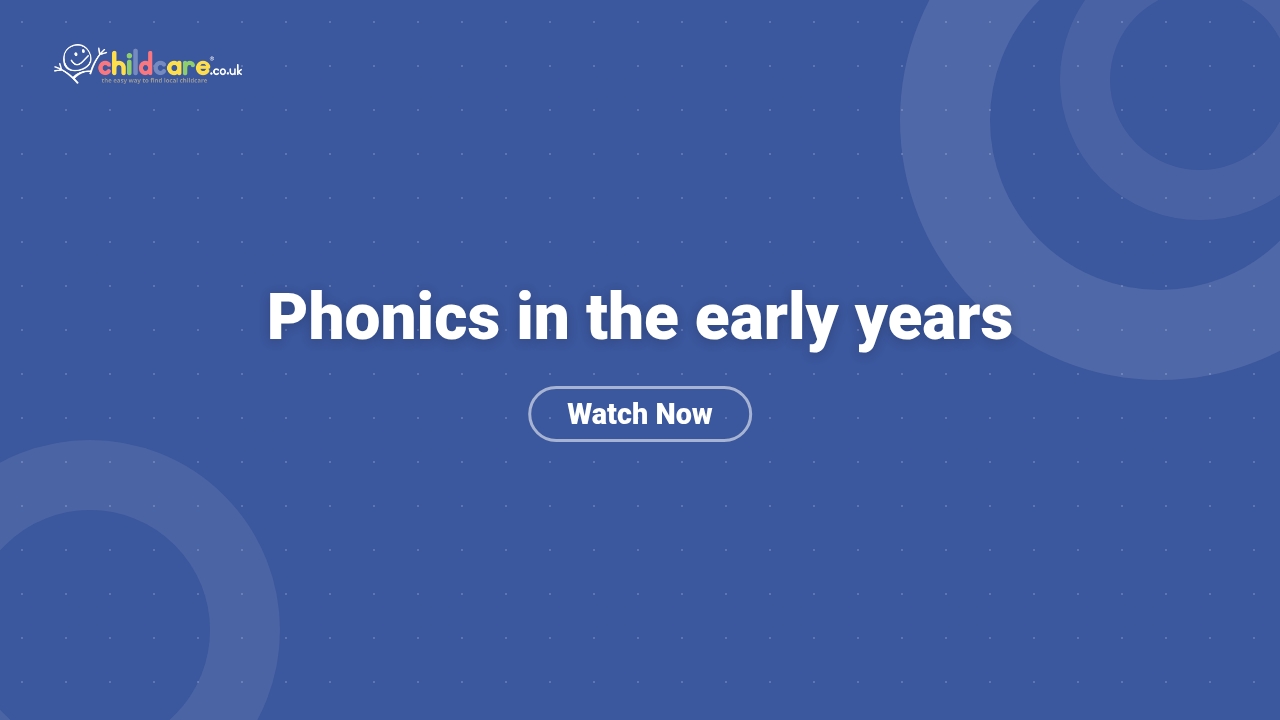 Phonics in the early years - Childcare.co.uk