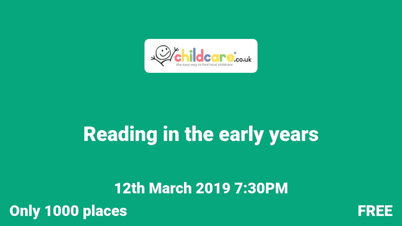 Reading in the early years - Childcare.co.uk