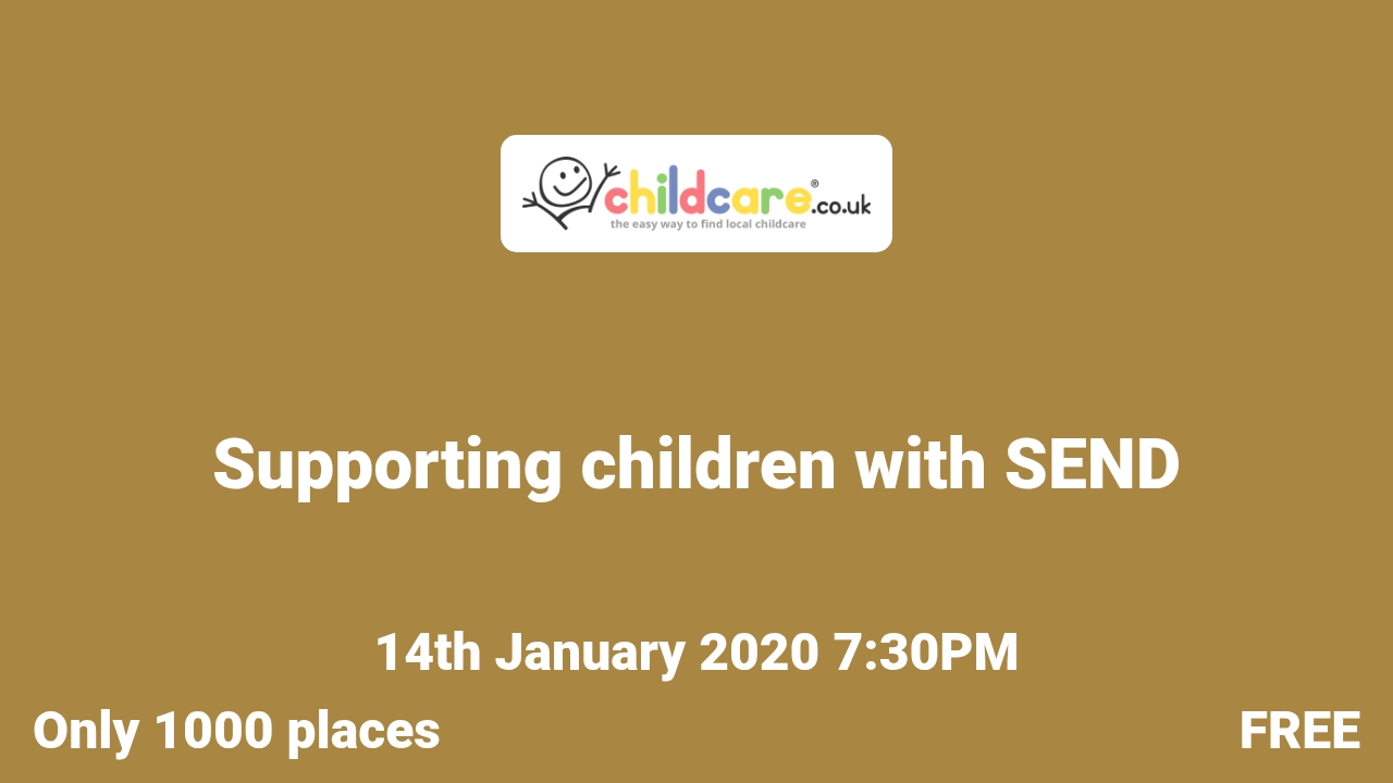 Supporting children with SEND - Childcare.co.uk